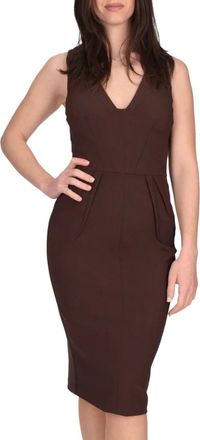 Elisabetta Franchi Femme, Robes, Brun, Taille: 38 FR Elisabetta Franchi Robes