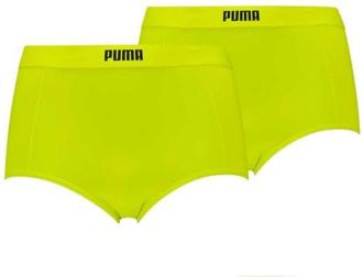 Puma Puma Hipster sous-vêtement, Vert, L (Lot de 2) Femme