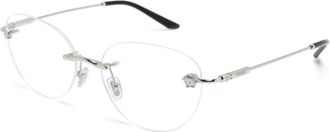 Versace Femme, Accessoires, Gris, Taille: 55 MM Monture Optique