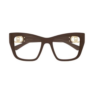 Gucci Cat-eye-Brille - - Accessories - Damen - Braun - 52 MM