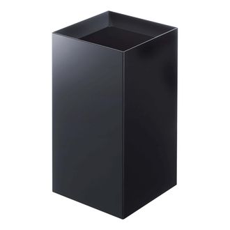 Yamazaki Tableware home 4493 M&uuml;lleimer, moderner M&uuml;llkorb mit Griff, Einheitsgr&ouml;&szlig;e, Schwarz