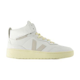 Veja Mens V-95 Sneakers White Calfskin