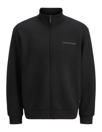 Jack & Jones Jcofusion Scuba Sweat Zip High NEC Pls - Plus Size