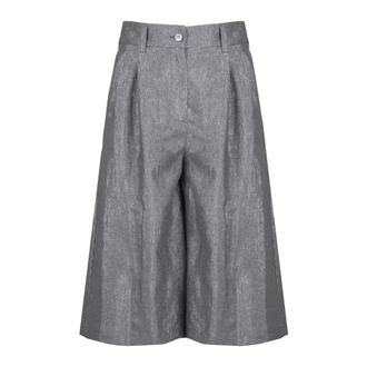 SOLOTRE Femme, Pantalons, Gris, Taille: 36 FR Bermuda Abu