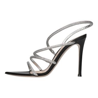 Gianvito Rossi Femme, Chaussures, Noir, Taille: 37 EU Crystal Ettie