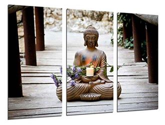 Cuadros Cámara Wandbild - Zweifel, Relax, Zen, Entspannung, 97 x 62 cm, Holzdruck - XXL Format - Kunstdruck, ref.26406