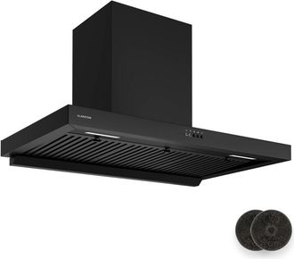 Klarstein Klarstein - AeroClean Dunstabzugshaube - 90 cm Wandhaube, Boost-Modus 721 m&sup3;/h, a++ Energieeffizienz, LED-Beleuchtung 3800-4200 k, Drucktasten