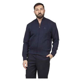 Etro Bomberjacke mit Logo - - Jackets - Herren - Blau - L