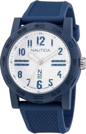 Nautica Homme, Accessoires, Bleu, Taille: ONE Size Montre Quartz Analogique