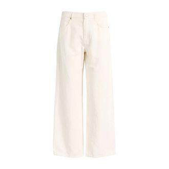 Max Mara Femme, Jeans, Blanc, Taille: 40 FR Smmonorata Wide Jeans