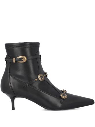 Pinko Stiefel mit Schnalle - Schwarz