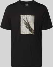 A|X Armani Exchange T-Shirt mit Motiv-Print