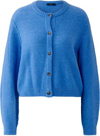 Oui Damen Strickjacke ILAYA lässig geschnitten Uni