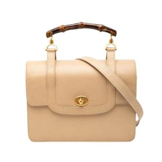Gucci Pre-owned Bamboo Satchel - - Pre-owned - Damen - Beige - ONE SIZE