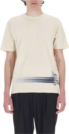 C.P. Company C.p. Company, Homme, Tops, Blanc, Taille: XL T-shirt Jersey 24/1