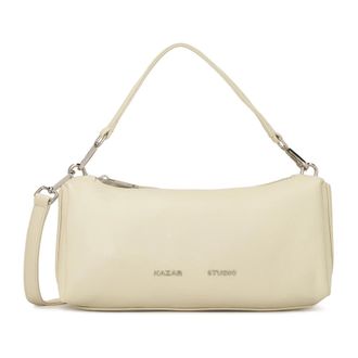 Kazar Verl&auml;ngerte Ledertasche mit abnehmbaren Riemen - - Bags - Damen - Beige - ONE SIZE