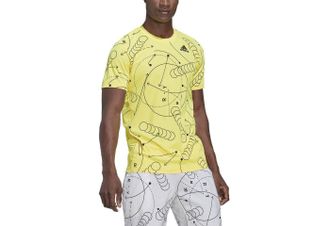 adidas Performance T-Shirt Club Graphic Tee gelb Herren