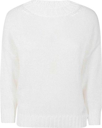 Zanone U-Boot-Pullover - Wei&szlig;