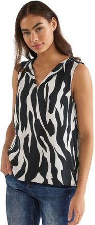 Street One Damen A343955 Blusentop, Schwarz, 40 EU