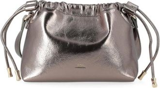 A.P.C. A.p.c., Femme, Sacs, Rose, Taille: ONE Size Mini Sac &agrave; bandouli&egrave;re argent fronc&eacute;