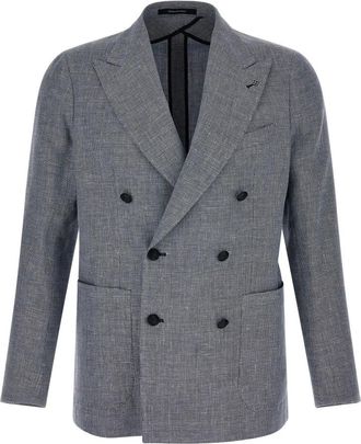 Tagliatore Homme, Vestes, Bleu, Taille: 3XL Blazer Montecarlo