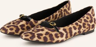 Kurt Geiger Mary-Jane-Ballerinas Flexi braun