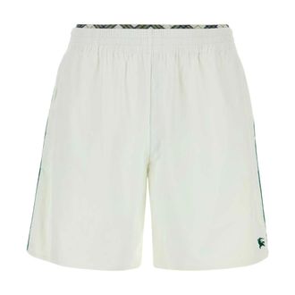 Burberry Shorts de tennis en nylon stretch - Homme - Sport - Blanc - Taille: XL