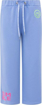 Zwillingsherz Sweathose Alissa mit Print und Neon Stickerei, Kordel und Eingriffstaschen