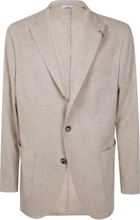 Boglioli Homme, Costumes, Blanc, Taille: XL Blazer Textur&eacute; Crois&eacute; Simple