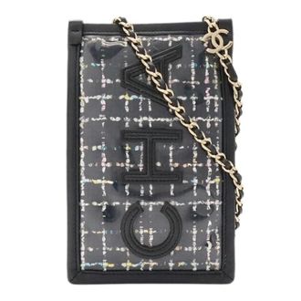 Chanel Pre-owned Clear Leather Shoulder Bag - - Pre-owned - Damen - Schwarzk - ONE SIZE