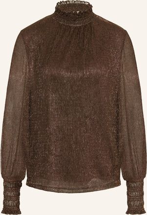 Mos Mosh Mos Mosh Blusenshirt Mmximena Mit Glitzergarn braun