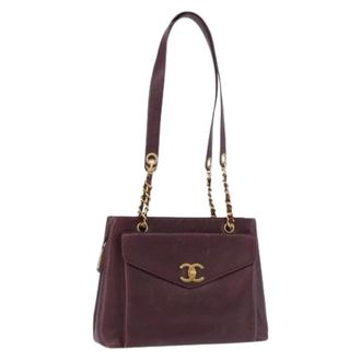 Chanel Pre-owned Vintage Caviar Tote - - Pre-owned - Damen - Rot - ONE SIZE