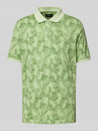 Fynch-Hatton Regular Fit Poloshirt mit Allover-Print