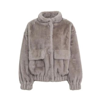 Liu Jo LIU JO Weiss M&auml;ntel - - Jackets - Damen - Grau - L