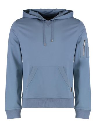 Moorer Bevis-JTC Hoodie mit Vordertasche - Blau