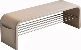 Generic Schuhbank, U-förmiges Sofa-Schuhregal, mit Eisentrennwänden und starker Tragfähigkeit, geeignet for Flur, Schlafzimmer und Garderobe(Color2,100cm)