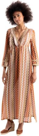 PHO Firenze Femme, Robes, Multicolore, Taille: 42 FR Robes Maxi