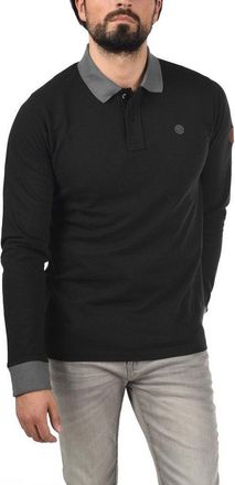Blend Langarm-Poloshirt BHRalle Longsleeve mit verlängerter Rückenpartie