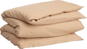 GANT Sateen Bettdeckenbezug einzeln Farbe Dark Almond Größe 135x200cm