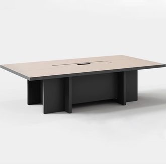 Generic Konferenztisch f&uuml;r F&uuml;hrungskr&auml;fte, 277 cm (109,2 Zoll) gro&szlig;er rechteckiger Besprechungstisch f&uuml;r 10-12 Personen, ideal f&uuml;r B&uuml;roschulungsr&auml;ume und Gesc