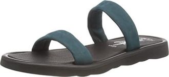 FLY London Femme Taja872fly Sandale Plate, Bleu Sarcelle, 37 EU