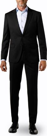 HUGO BOSS Herren Anzug schwarz Slim Fit