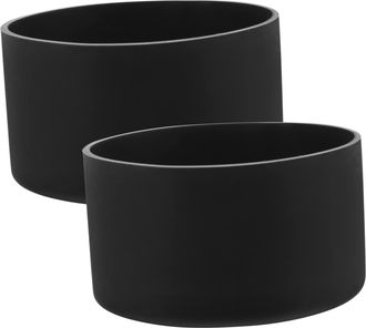 Aboofan 2stücke Silikon Flaschen Bodenschutz Rutschfeste Flaschenhülle Wiederverwendbar Für Wasserflasche Stiefel Schutz Für Flaschenboden Zubehör Für Flasche