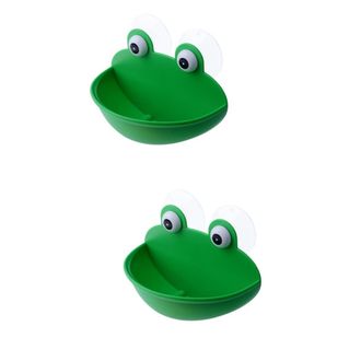 Cabilock 2er-Box Vakuumbehälter Wandseifenhalter Seifenbehälter Entleeren Seifenschale Für Duschwand Seifenhalter Für Waschbecken Wandhalterung Seifenschale Sa