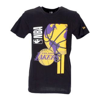 New Era Homme, Tops, Noir, Taille: XL T-shirt NBA Graphique Noir