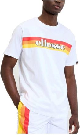 Ellesse Klassisches Baumwoll-Tee - - Tops - Herren - Wei&szlig; - S