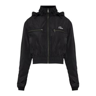 Palm Angels Kapuzenjacke - - Jackets - Damen - Schwarzk - XL