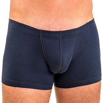 Hermko 3901 Ensembles Boxer Pantalon 100% Coton Biologique, Taille:7 (XXXL), Couleur:Bleu foncé
