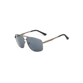 Guess Homme, Accessoires, Gris, Taille: ONE Size Lunettes de soleil &agrave; monture en m&eacute;tal avec protection UV