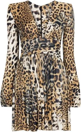 Roberto Cavalli Damen, Kleider, Braun, XSGröße